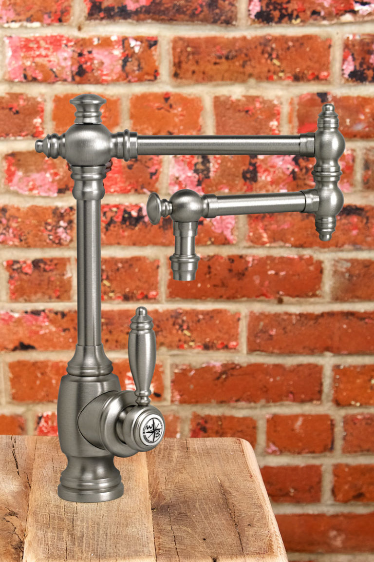 Waterstone Towson Traditional Kitchen Faucet | 12" Articulated Spout ...