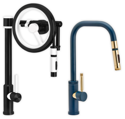 Custom Split Finishes | Waterstone Kitchen Faucets, Accessories, Hardware